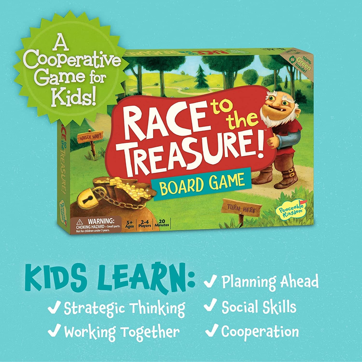 Race to the Treasure - Stress Free Math for Kids