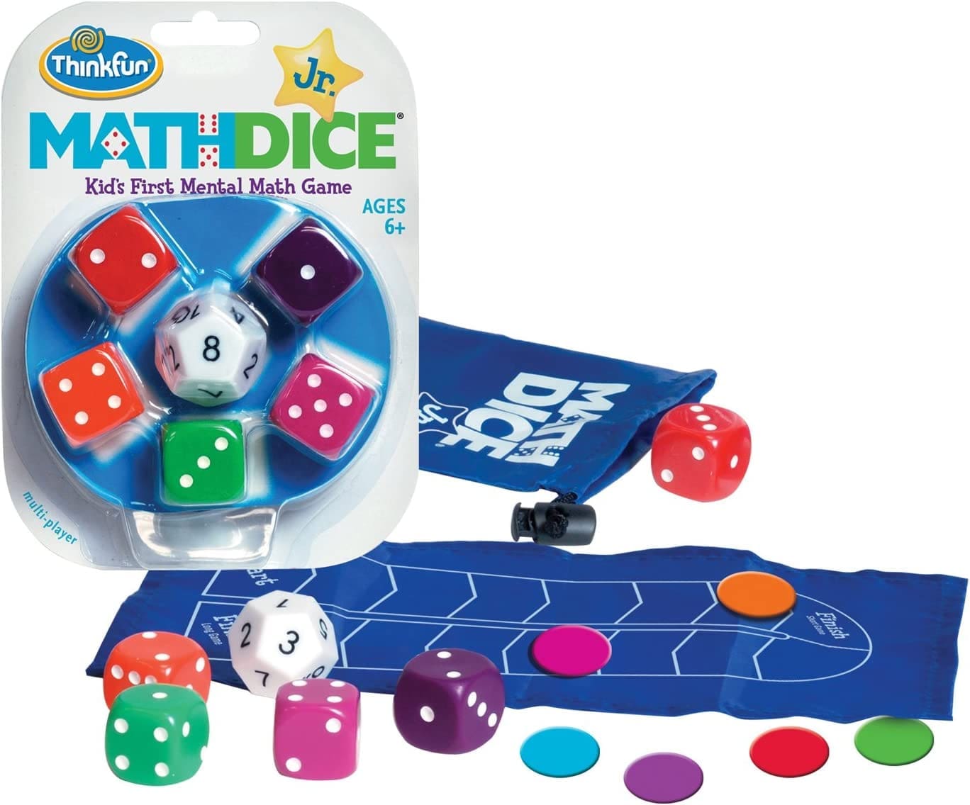 Math Dice Junior - Stress Free Math for Kids
